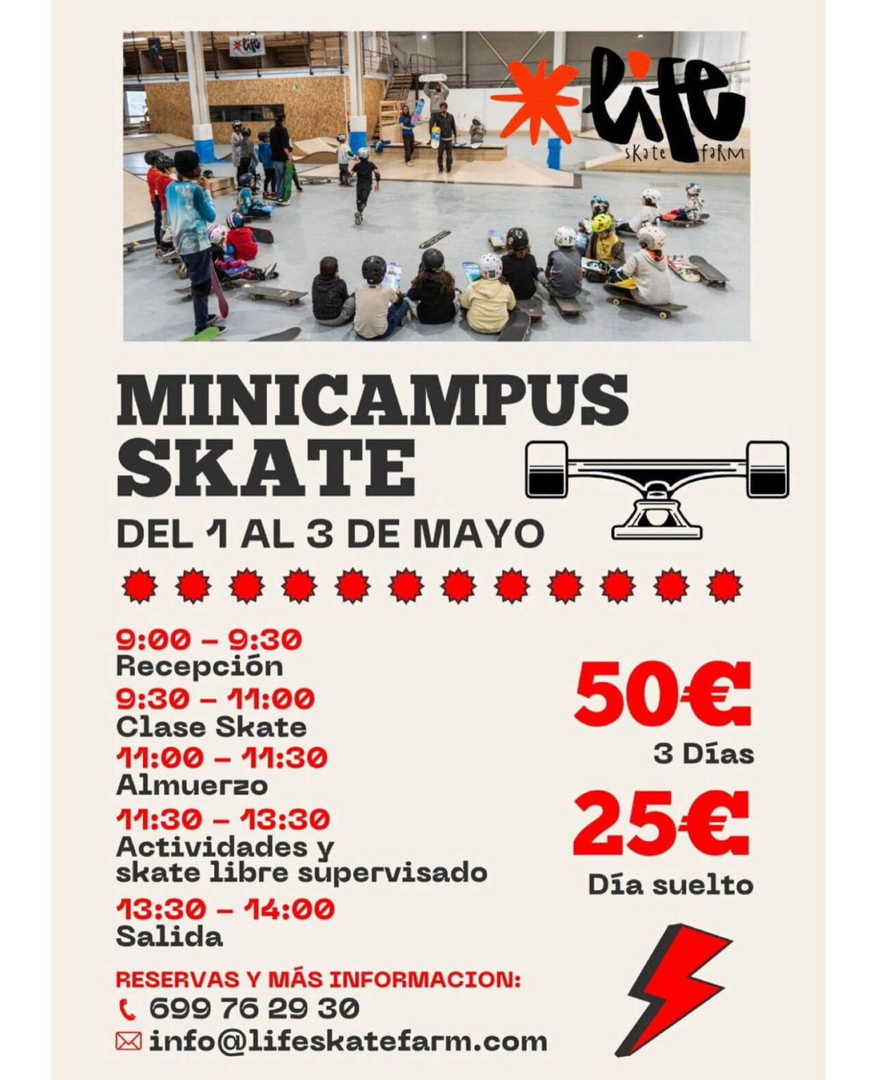 Mini Campus de Skate - Eventos skateboard